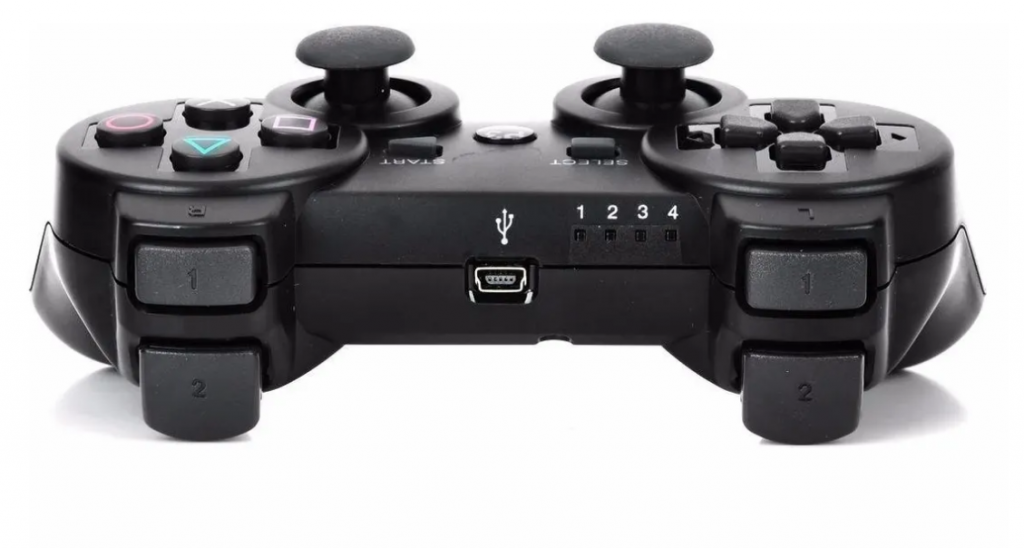 Control Joystick Compatible Play 3 Ps3 Inalambrico Negro - Funtec