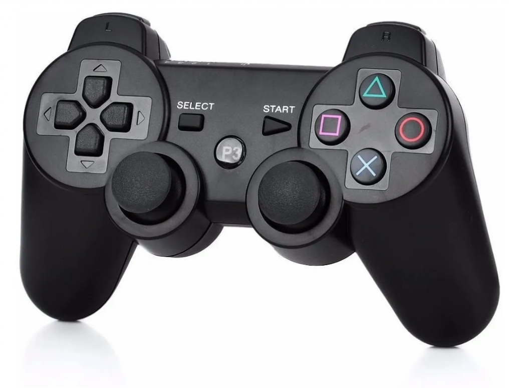 Control Joystick Compatible Play 3 Ps3 Inalambrico Negro - Funtec