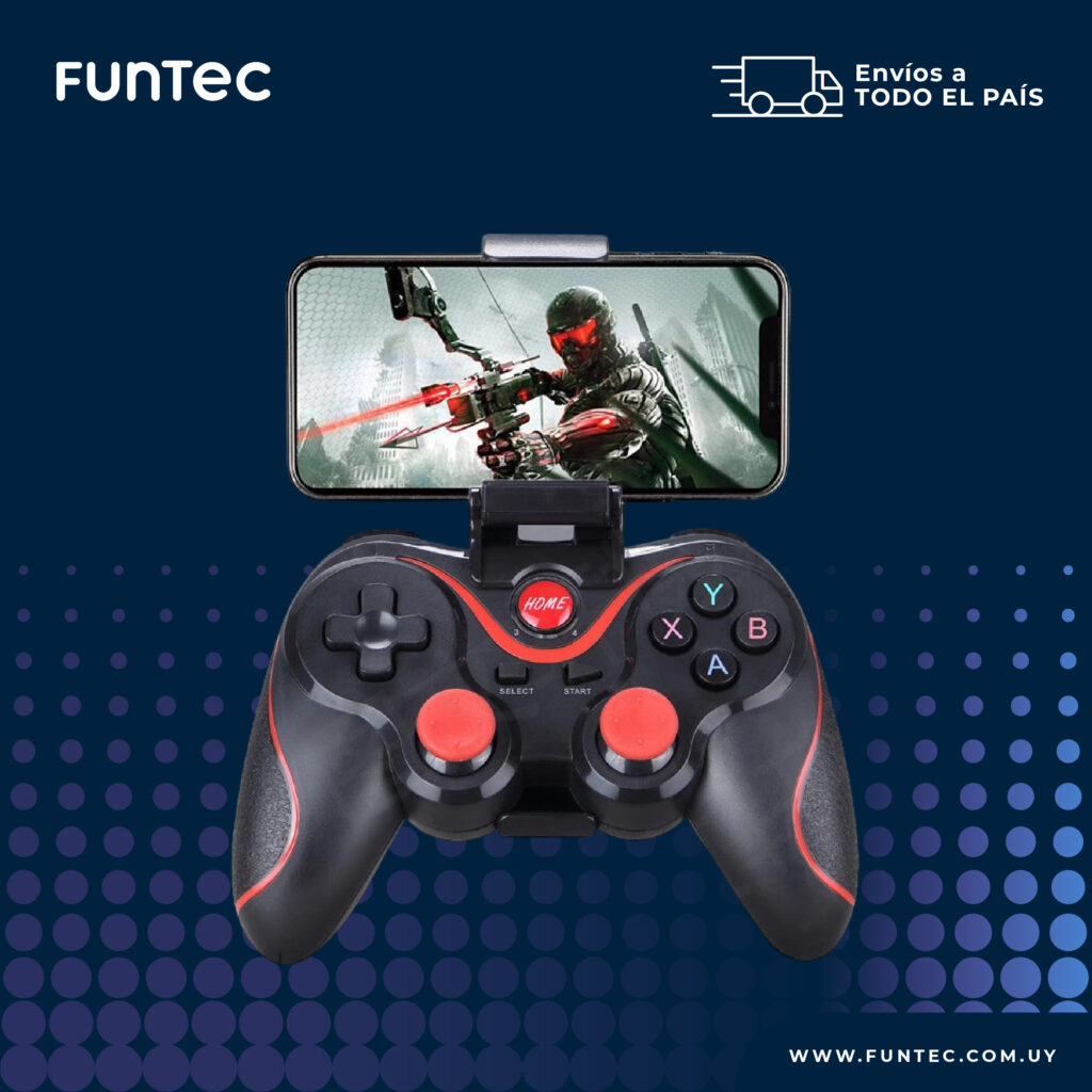 Joystick Control Bluetooth Celular Smartphone X3 iOS Android - Funtec